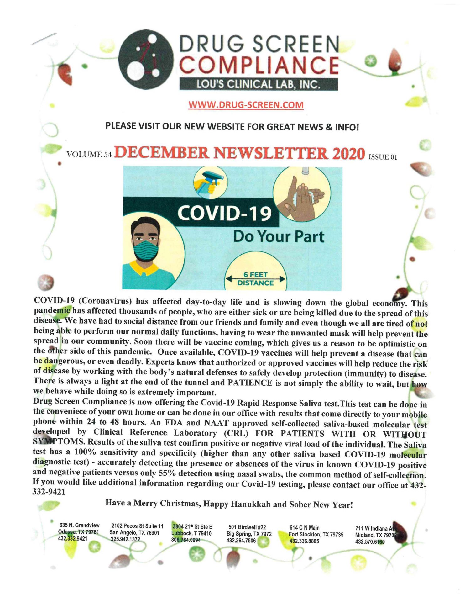 doc20210111134552 - Drug Screen Compliance